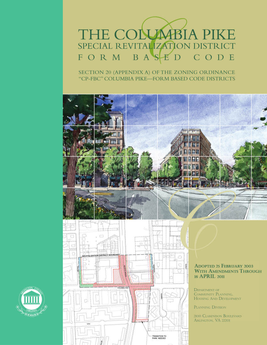 Columbia Pike Code and Plan - Form-Based Codes Institute at Smart ...